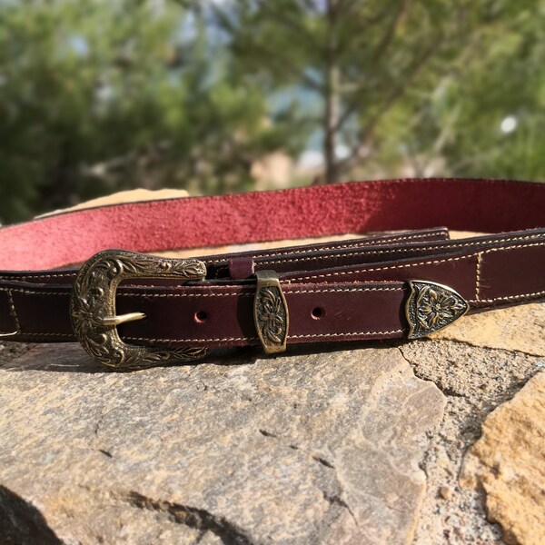 Western Ranger Belt - Etsy