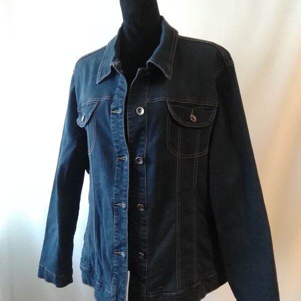 Grunge Denim Jacket - Etsy