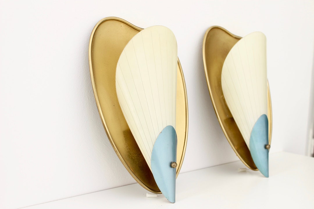 Vintage Pair of German Wall Lamps / Wall Lights / Sconces - Etsy