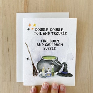 Halloween Card | Happy Halloween Card Set | Gift for Coworkers | | Fall ...