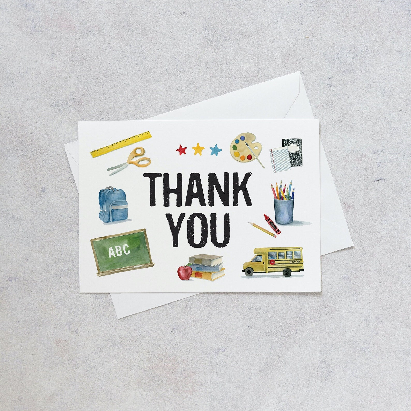 Teacher Appreciation Greeting Card End of the Year School | Etsy