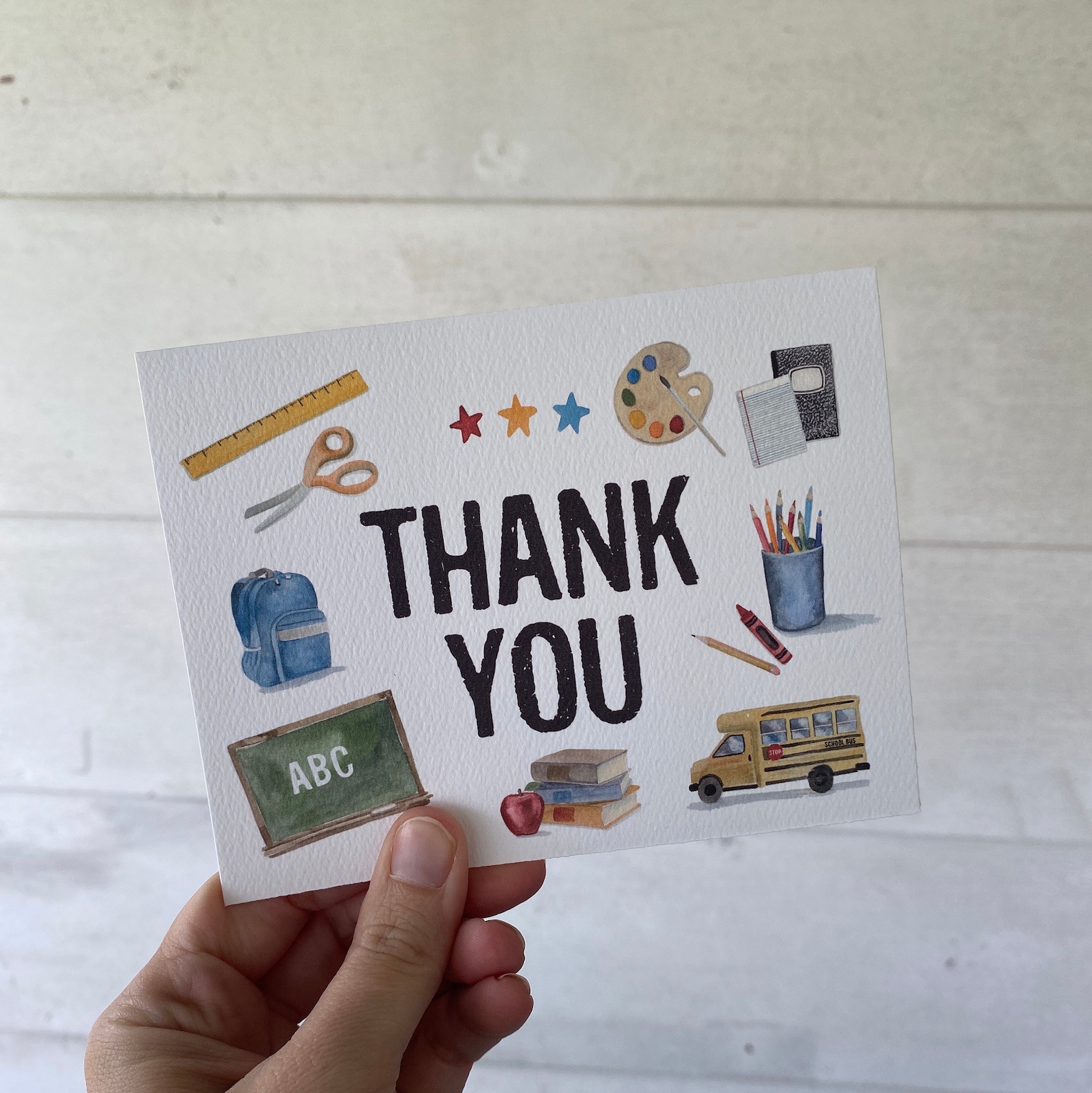 Teacher Appreciation Greeting Card End of the Year School | Etsy