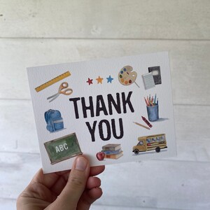 Teacher Appreciation Greeting Card, End of the Year School Card for ...