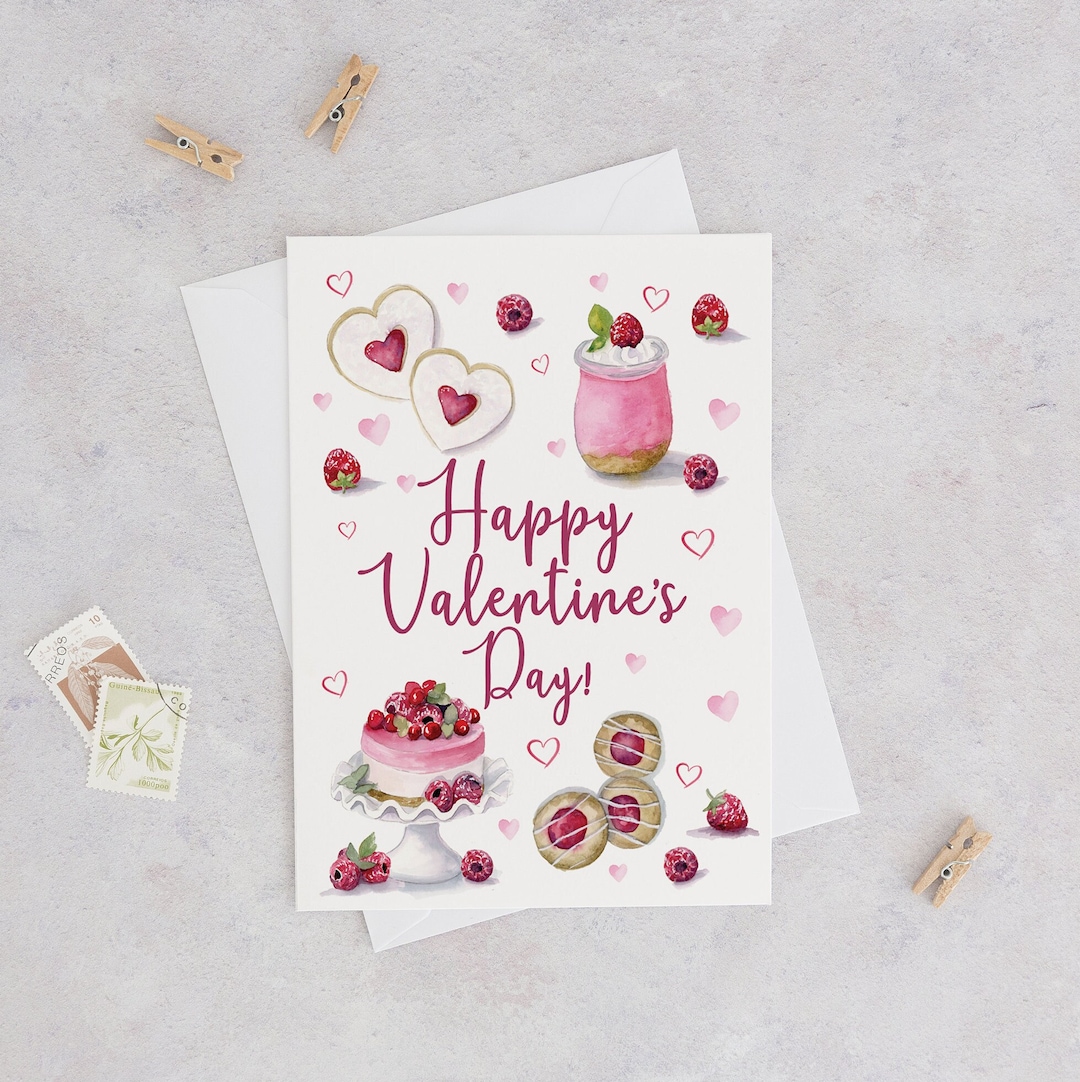 Valentine's Day Card | Cute Valentine's Day Card | Sweetheart Card ...