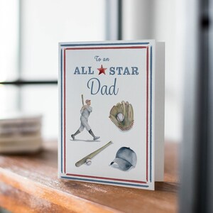 Father's Day Card | Baseball Card for Dad | Father's Day Card Baseball ...