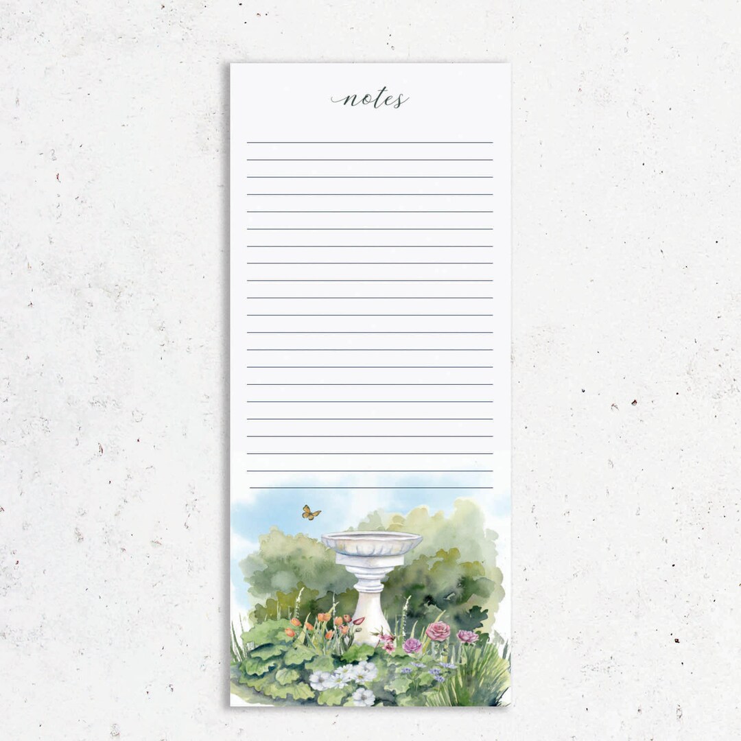 Garden Notepad | Garden Gift for Her | Notepad | Gift for Mom | Vintage ...