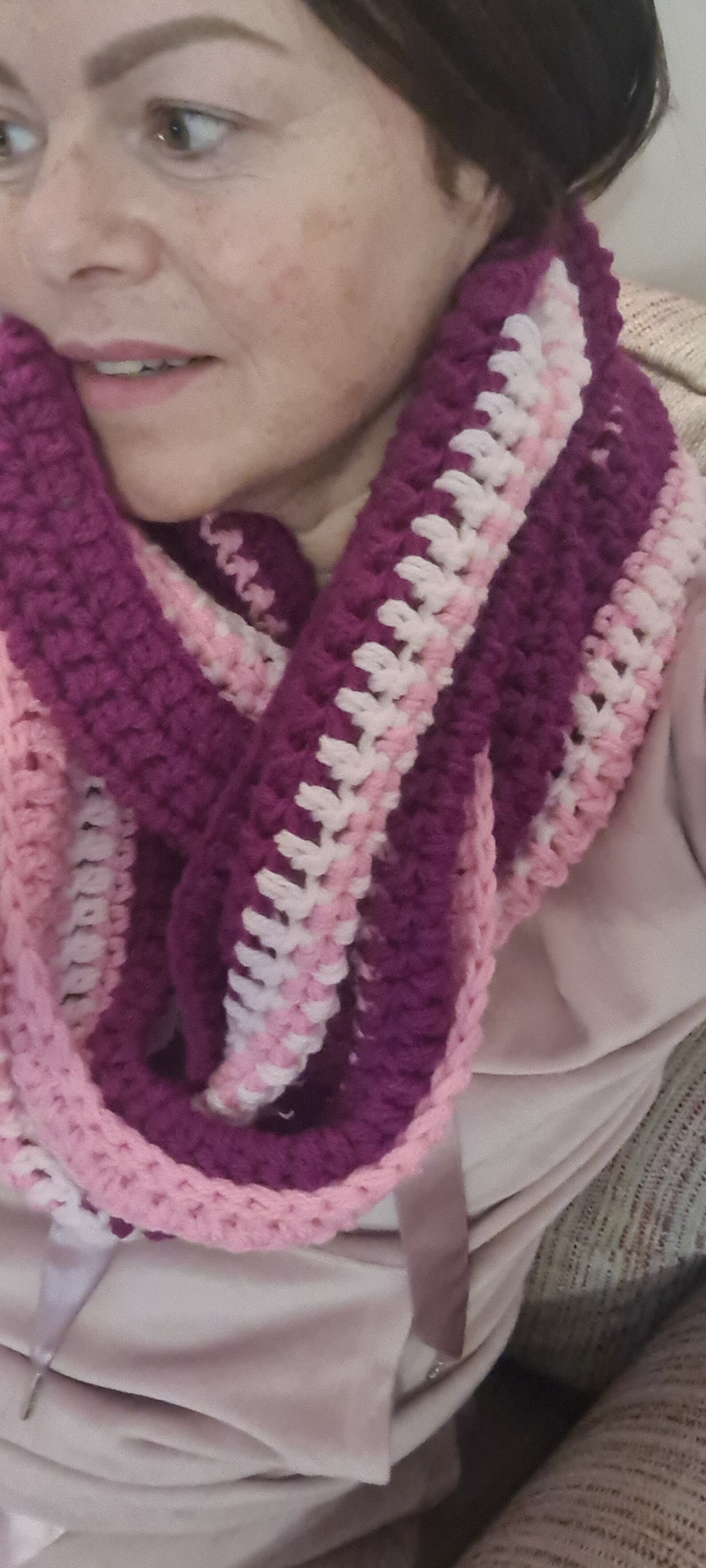 Enid Snood Winter Snoods, Hood, Crochet Head Scarf. Wednesday Adams ...