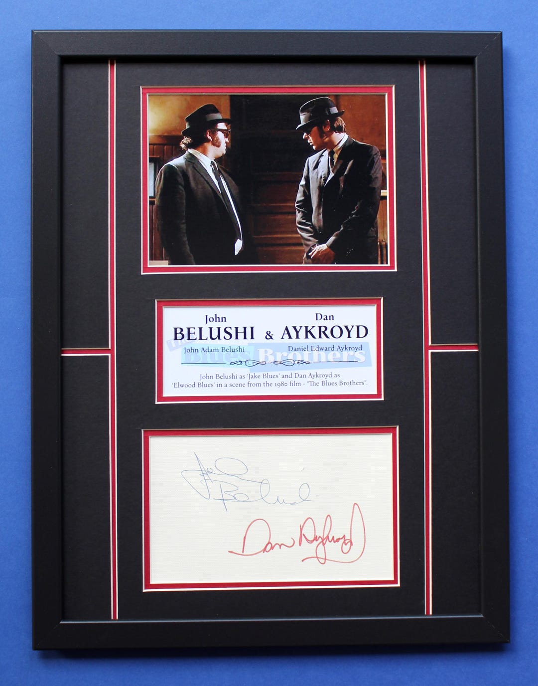 The Blues Brothers Autographs Art: Limited Edition Framed Display - Etsy