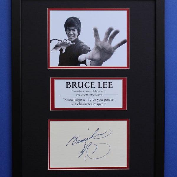 Bruce Lee Autograph - Etsy