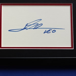 LIONEL MESSI AUTOGRAPH Framed Artistic Double Mat Display Football ...