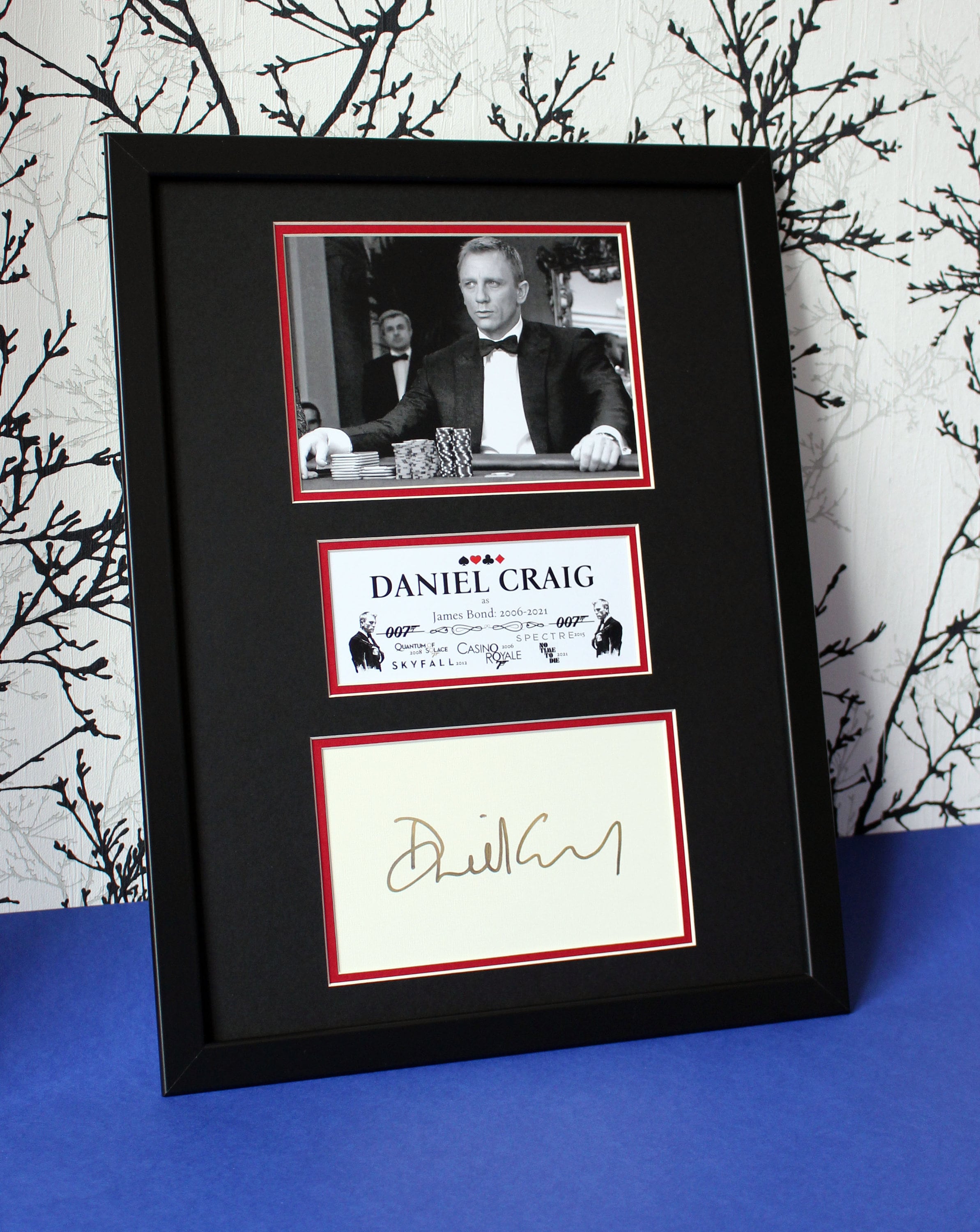 DANIEL CRAIG AUTOGRAPH Framed Display James Bond 007 - Etsy