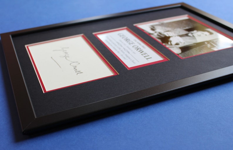 GEORGE ORWELL AUTOGRAPH Framed Artistic Display 1984 Big Brother - Etsy