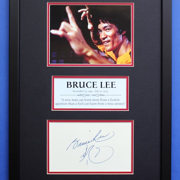 Bruce Lee Autograph - Etsy