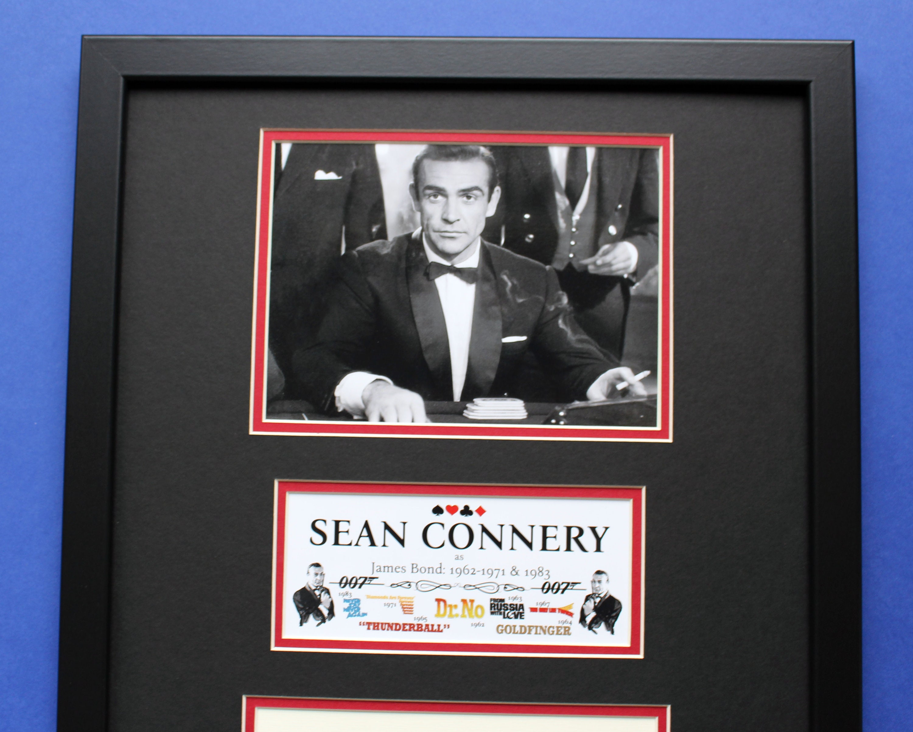 SEAN CONNERY AUTOGRAPH Framed Display James Bond 007 - Etsy UK