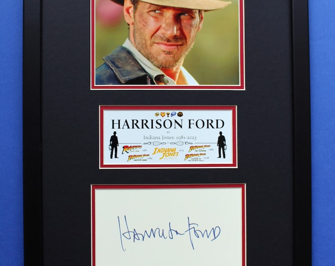 Indiana Jones - Kate Capshaw & Harrison Ford Hand Signed 8x10 Photo ...
