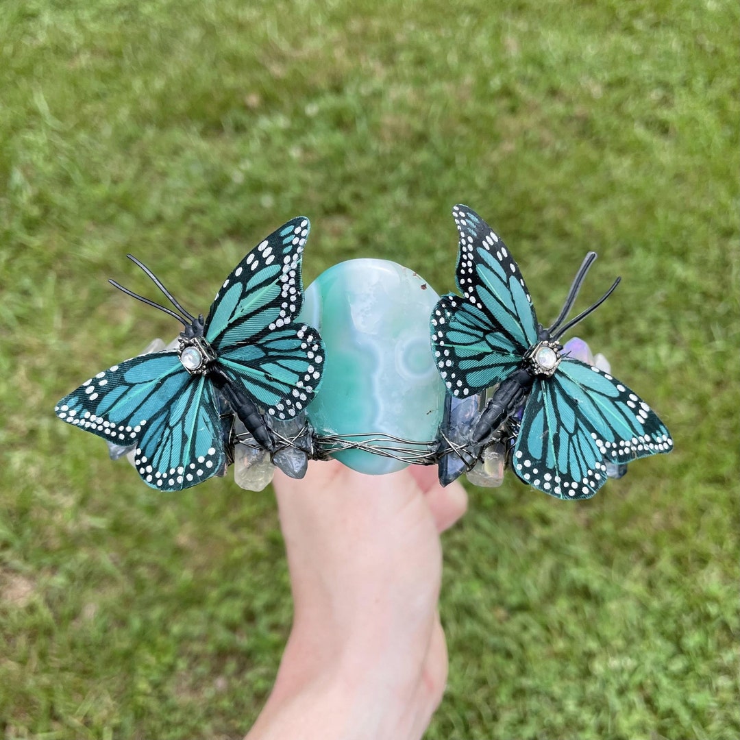 Butterfly Crown Butterfly Crown Headpiece Butterfly - Etsy