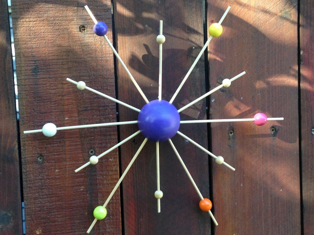 Atomic Style Wall Hanging | Mid-century Home Decor | Modern Home Design ...