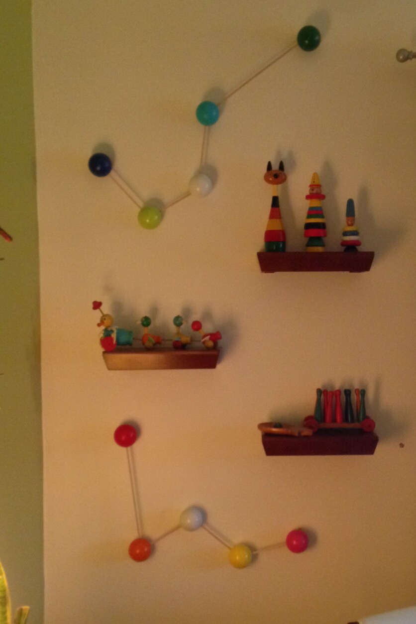 Atomic Style Wall Hanging Mid-century Home Decor Modern home design ...