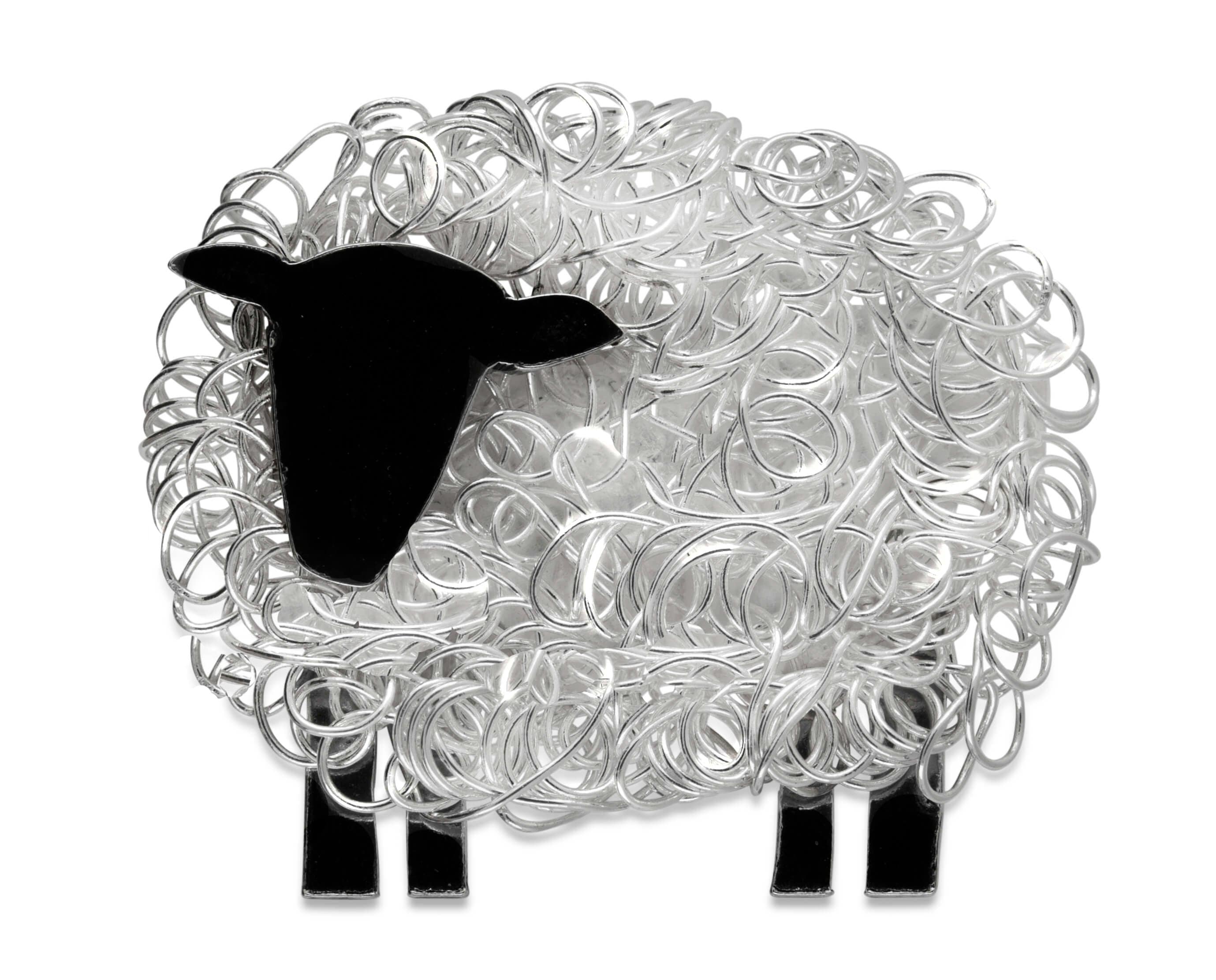 Silver Sheep Brooch, Sheep Jewellery, Sheep Jewelry, Sheep Pin, Sheep ...