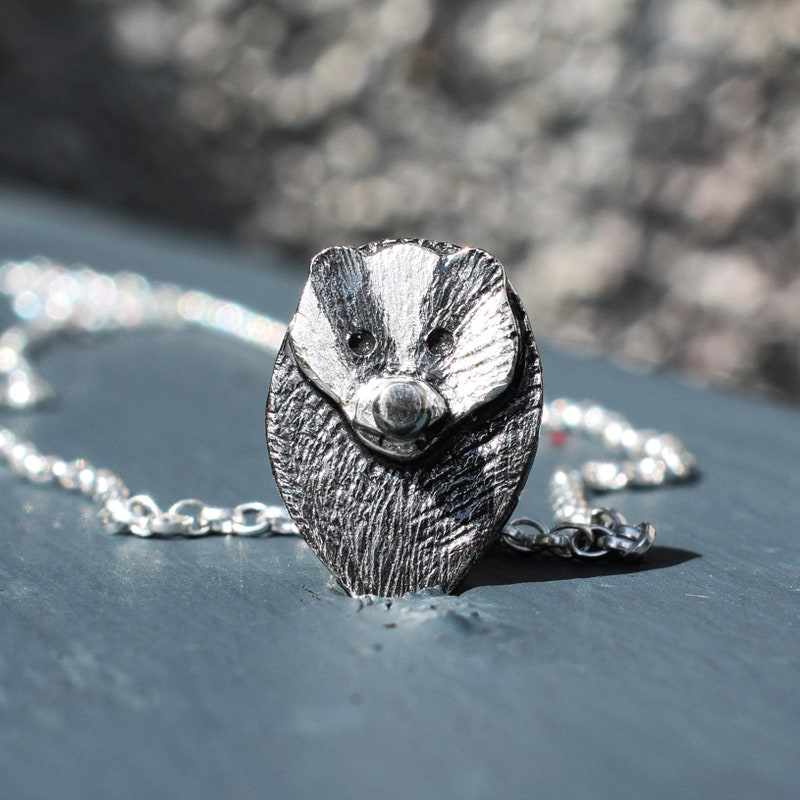 Badger Charm - Etsy