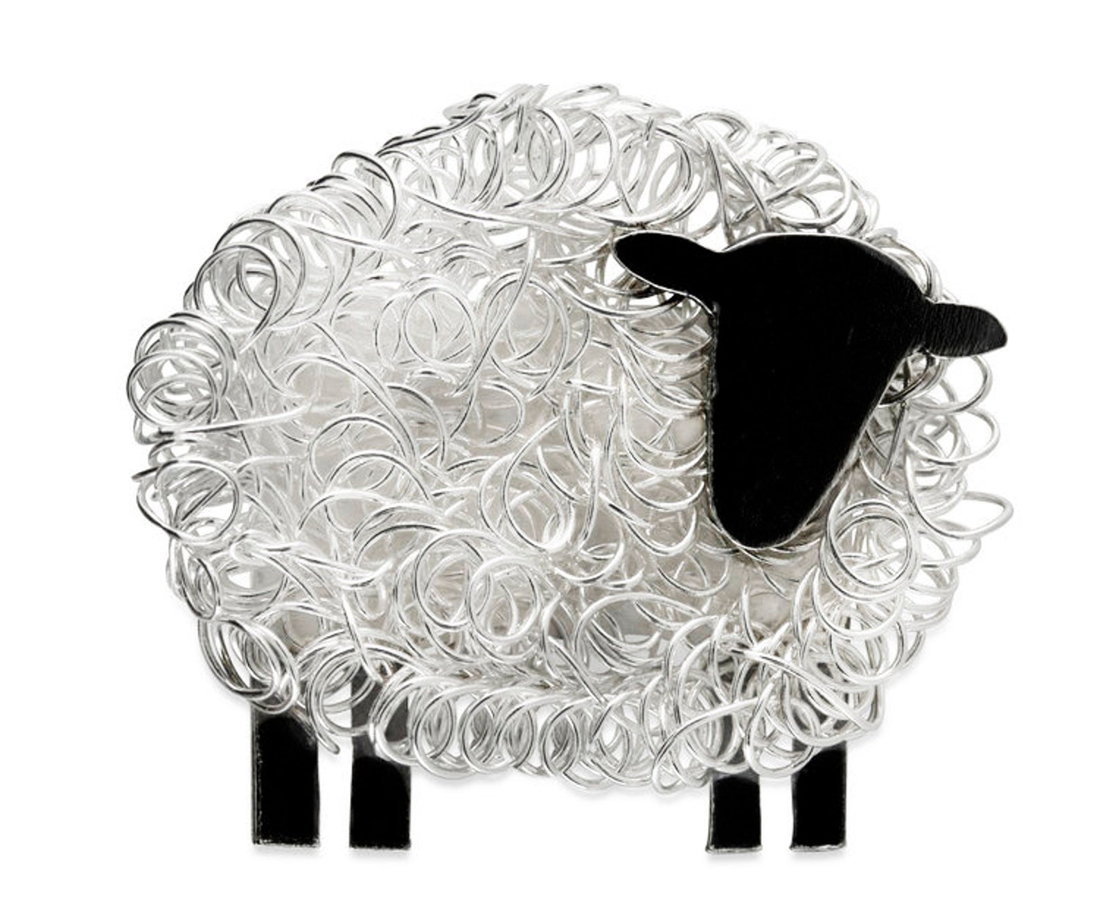 Silver Sheep Brooch Facing Right Sheep Gift Sheep Irish - Etsy