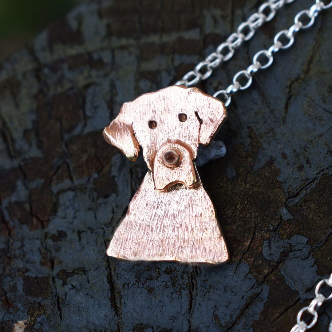 Fox Red Labrador Necklace, Gift for Labrador Lover, Labrador Present ...