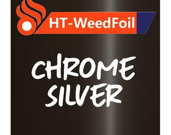 HT Weedfoil HTV Heat Transfer Vinyl Foil Silver | Etsy
