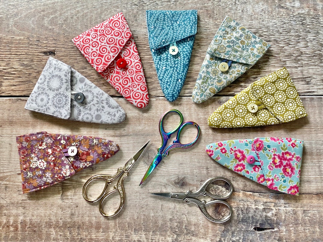 Embroidery Scissors With Case, Needlework Scissors With Handmade Pouch ...