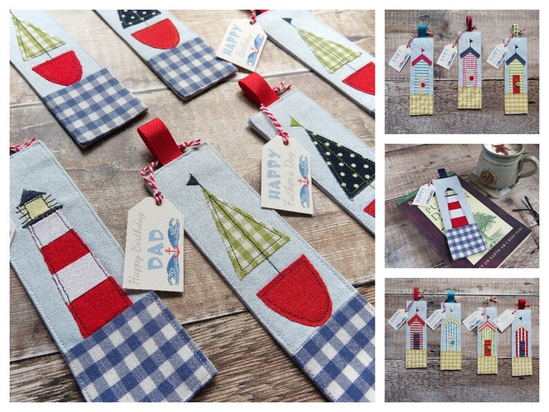 Nautical Bookmark Birthday Gift or Teacher Gift 3 Design | Etsy