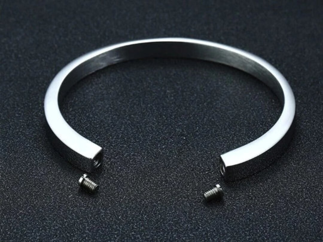 Silver Two Ash Opening Urn Bracelet for Human Ashes Cremation Jewelry ...