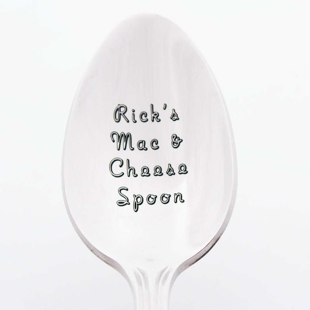 Personalized Mac and Cheese Spoon With Name Macaroni Custom Spoon, Co ...