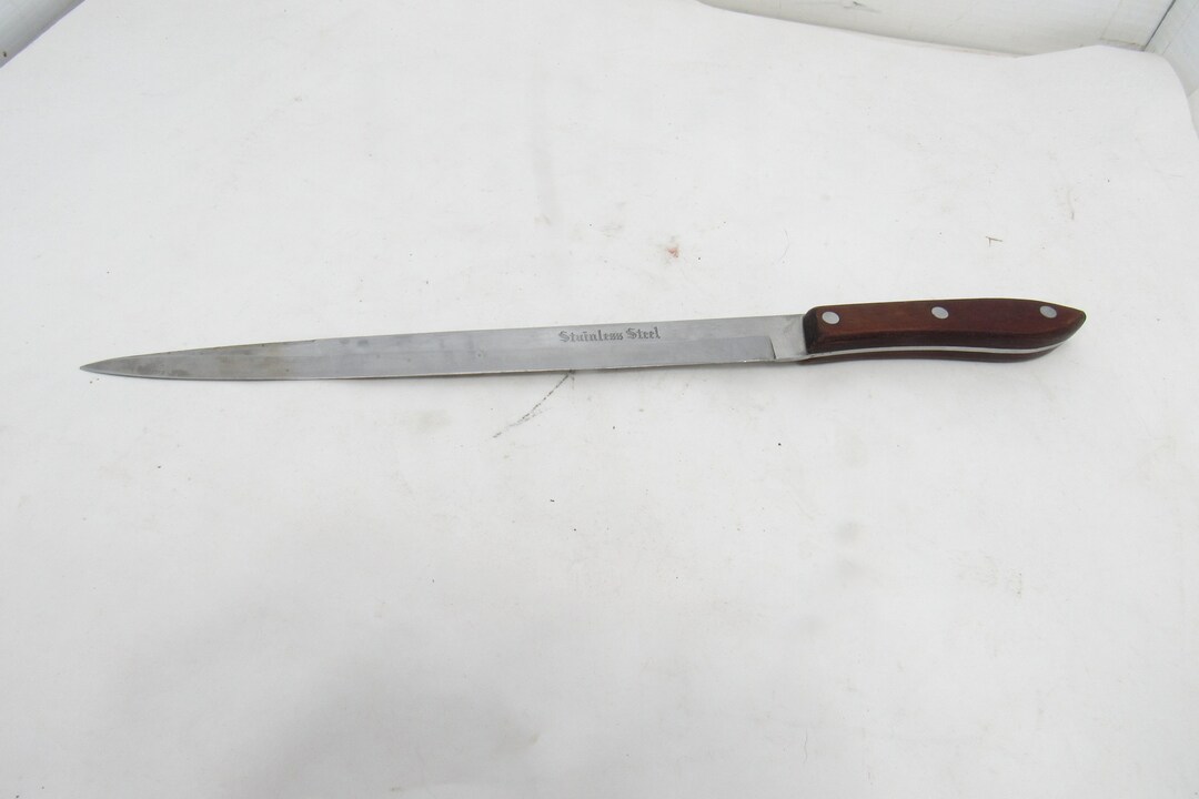 Vintage Interpur Carving Knife Stainless Steel Japan 11 Blade Wood ...