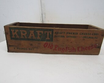 Vintage Kraft Cheese Box - Etsy