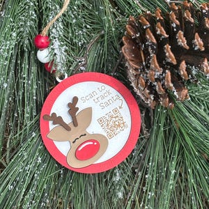 Christmas Countdown Ornament, Santa Tracker Ornament, Personalized ...