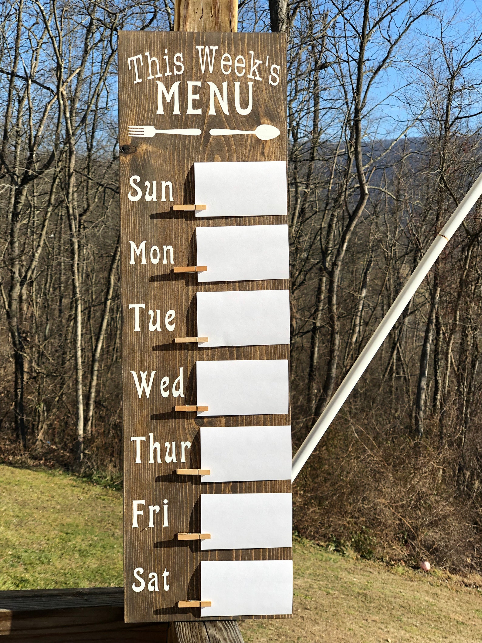 Weekly Menu Board Cafe Menu Board Menu Board Menu Planner - Etsy