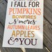 I Fall for You Sign - Etsy