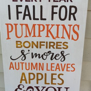 I Fall for You Sign - Etsy