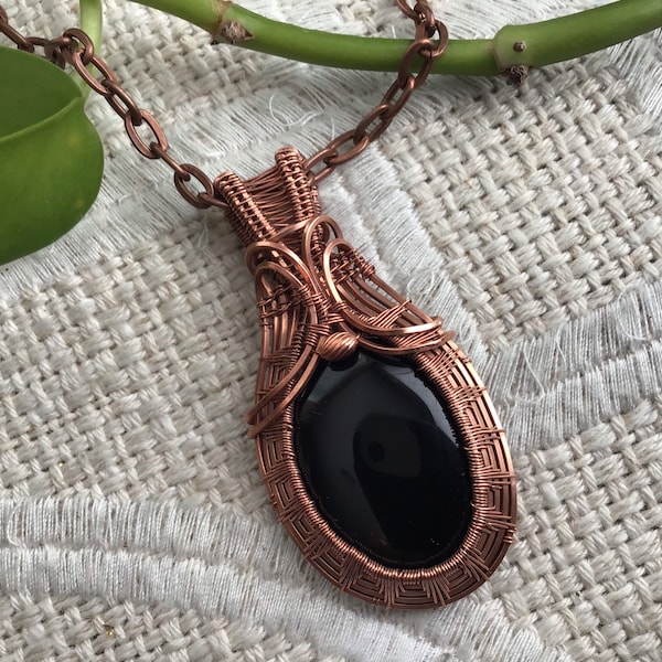 Wire Weave Pendant - Etsy