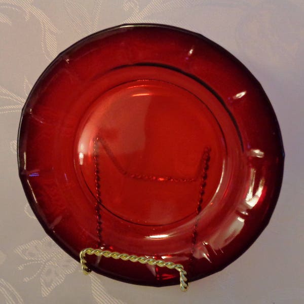 Ruby Red Depression Glass - Etsy