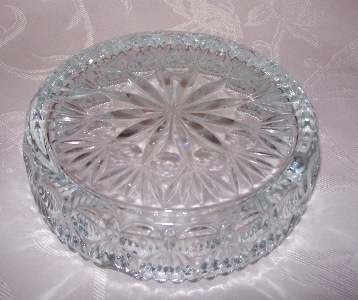 Vintage Princess House Lead Crystal Ash Tray #827 Highlights Pattern - Etsy