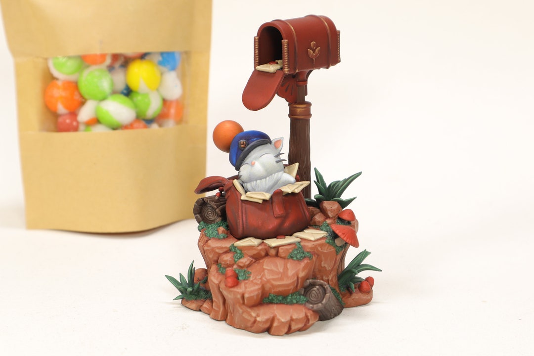 Mail Moogle From Final Fantasy Nomnom Figure - Etsy