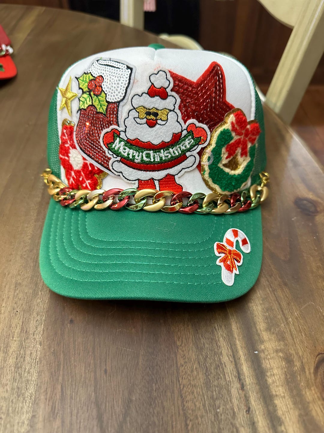 Christmas Trucker Hat - Etsy