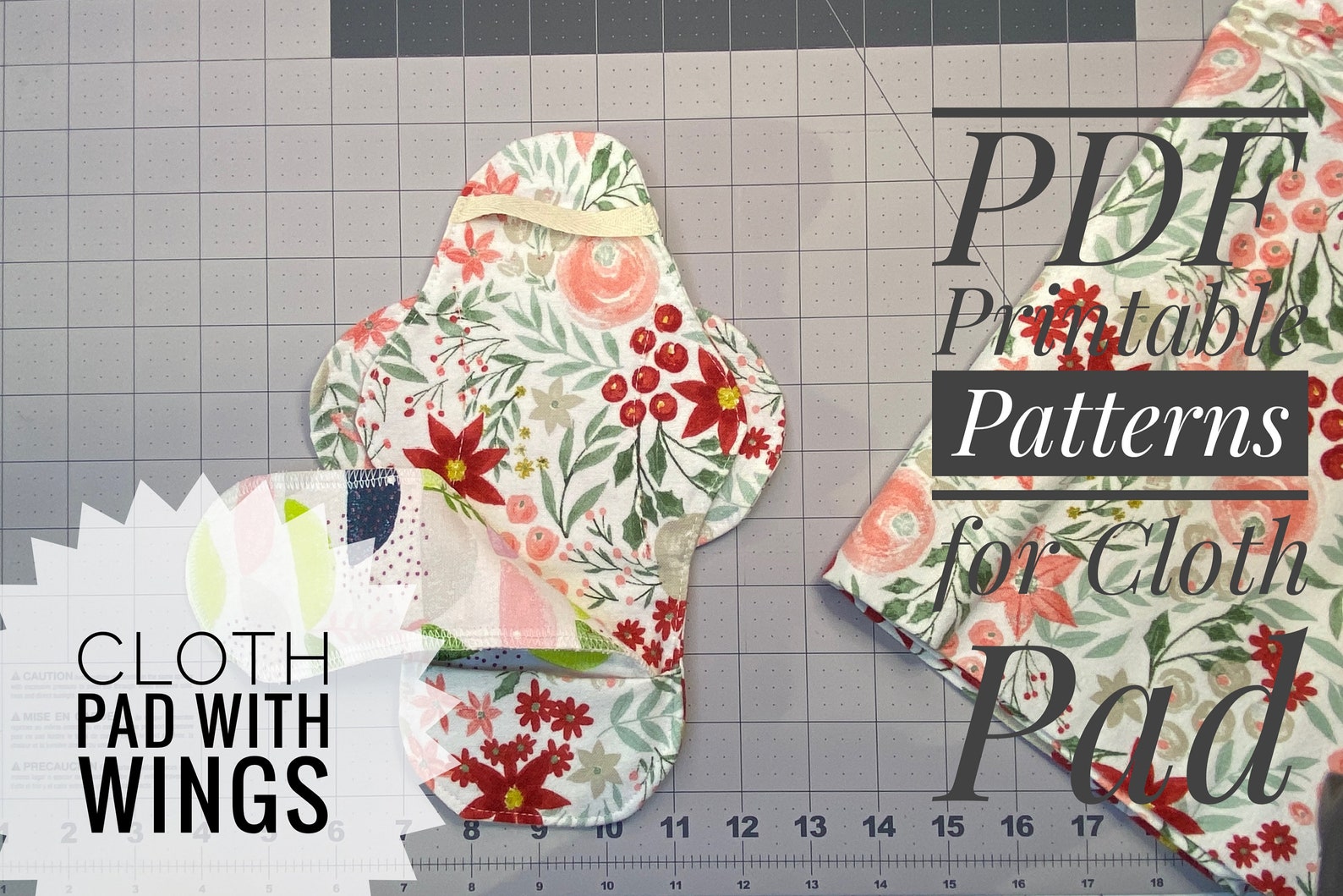 Printable Cloth Pad Sewing Pattern PDF Sewing Pattern for - Etsy