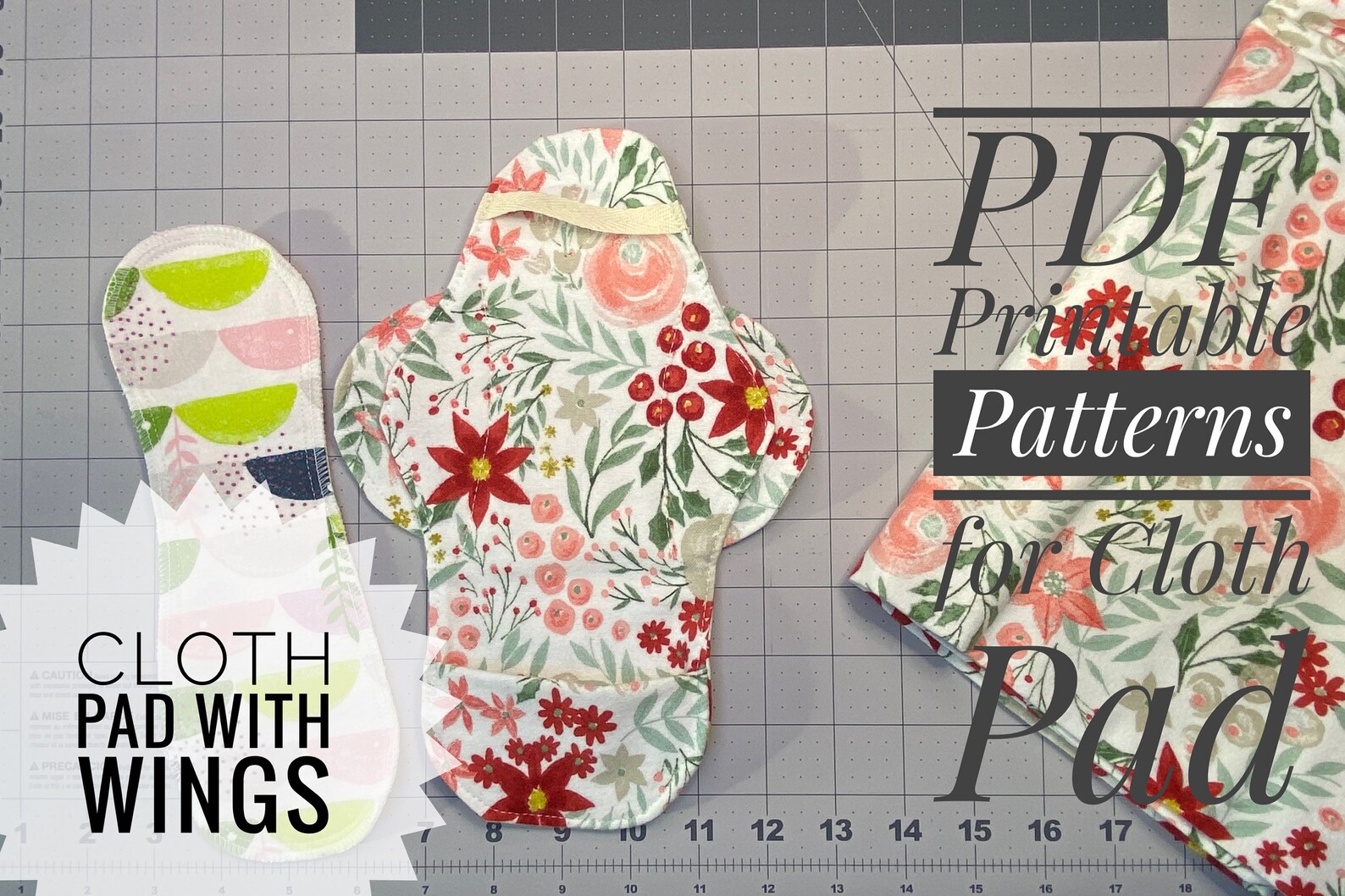 Printable Cloth Pad Sewing Pattern PDF Sewing Pattern for - Etsy