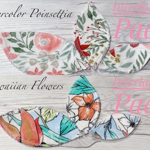 Interlabial Pads Petal Shape Cloth Pad that you could use everyday ...