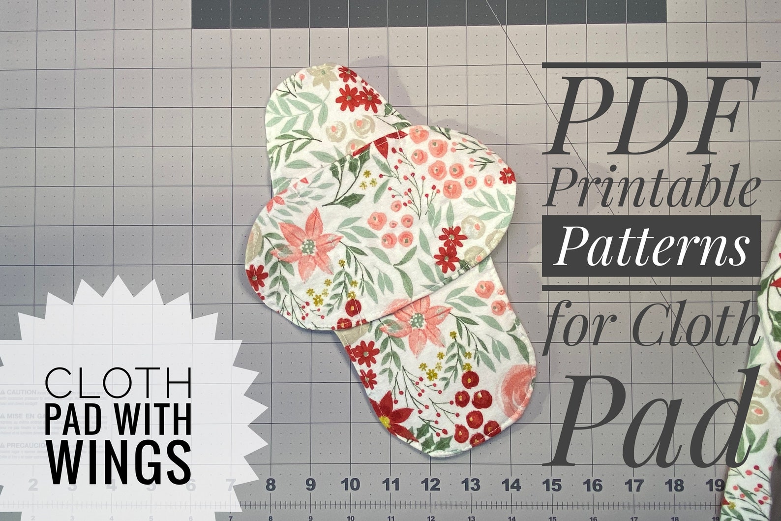 Printable Cloth Pad Sewing Pattern PDF Sewing Pattern for - Etsy