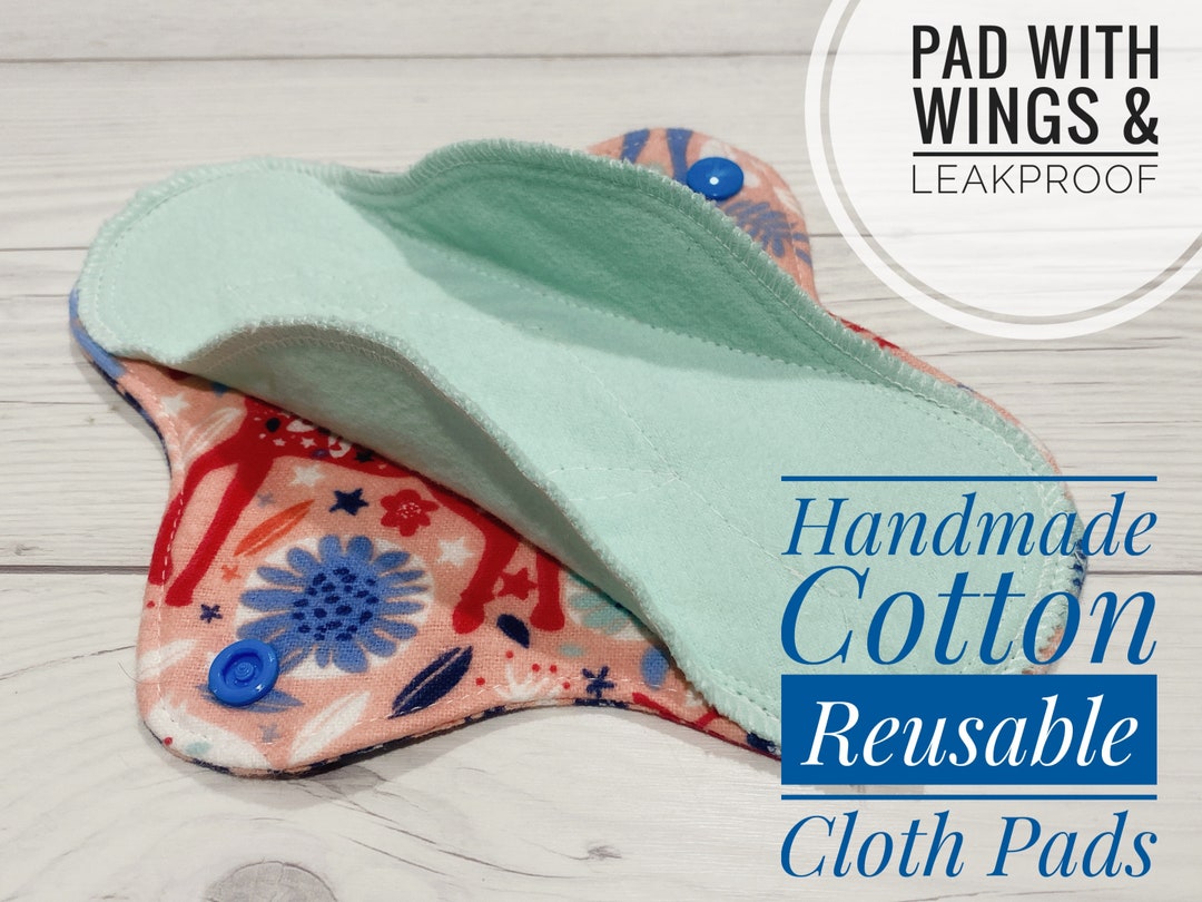 Cloth Pads With Wings for Period Prevent Leaking From Side Cotton ...