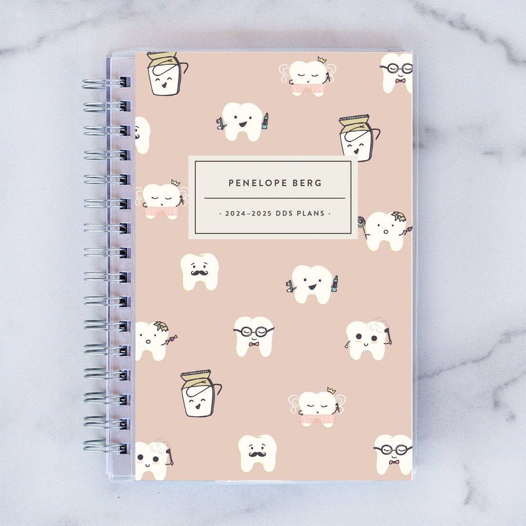 Lilac Planner - Rosy Color - Dental and Dental Hygiene Student Planner ...