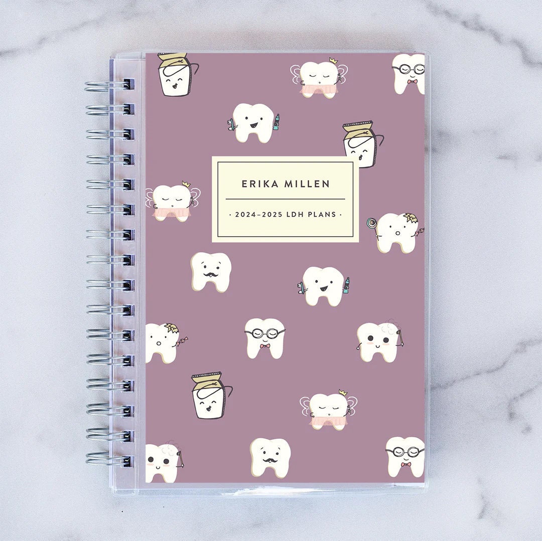 Lilac Planner - Purple Iris - Dental and Dental Hygiene Student Planner ...