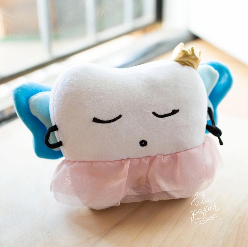 Tooth Fairy Pal Pillow Plush Doll Loose Tooth Pocket Teach - Etsy